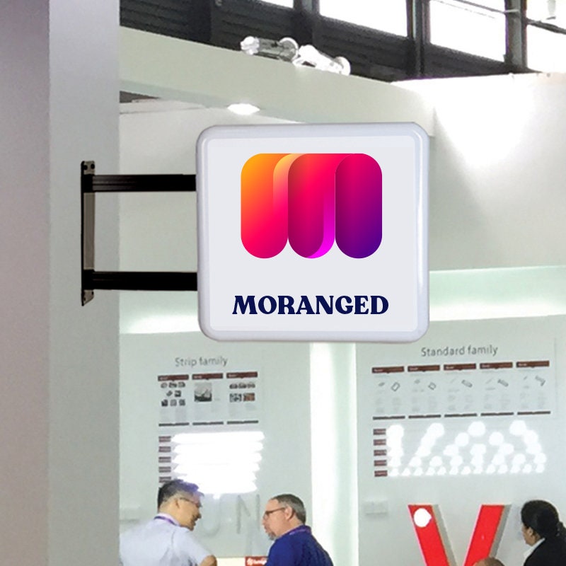 Outdoor Square Light Box Sign Logo Box Sign Square Light Box - Etsy