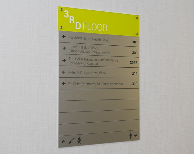 Personalised Acrylic Room Name Sign, Door Number, Company Wall Plate ...