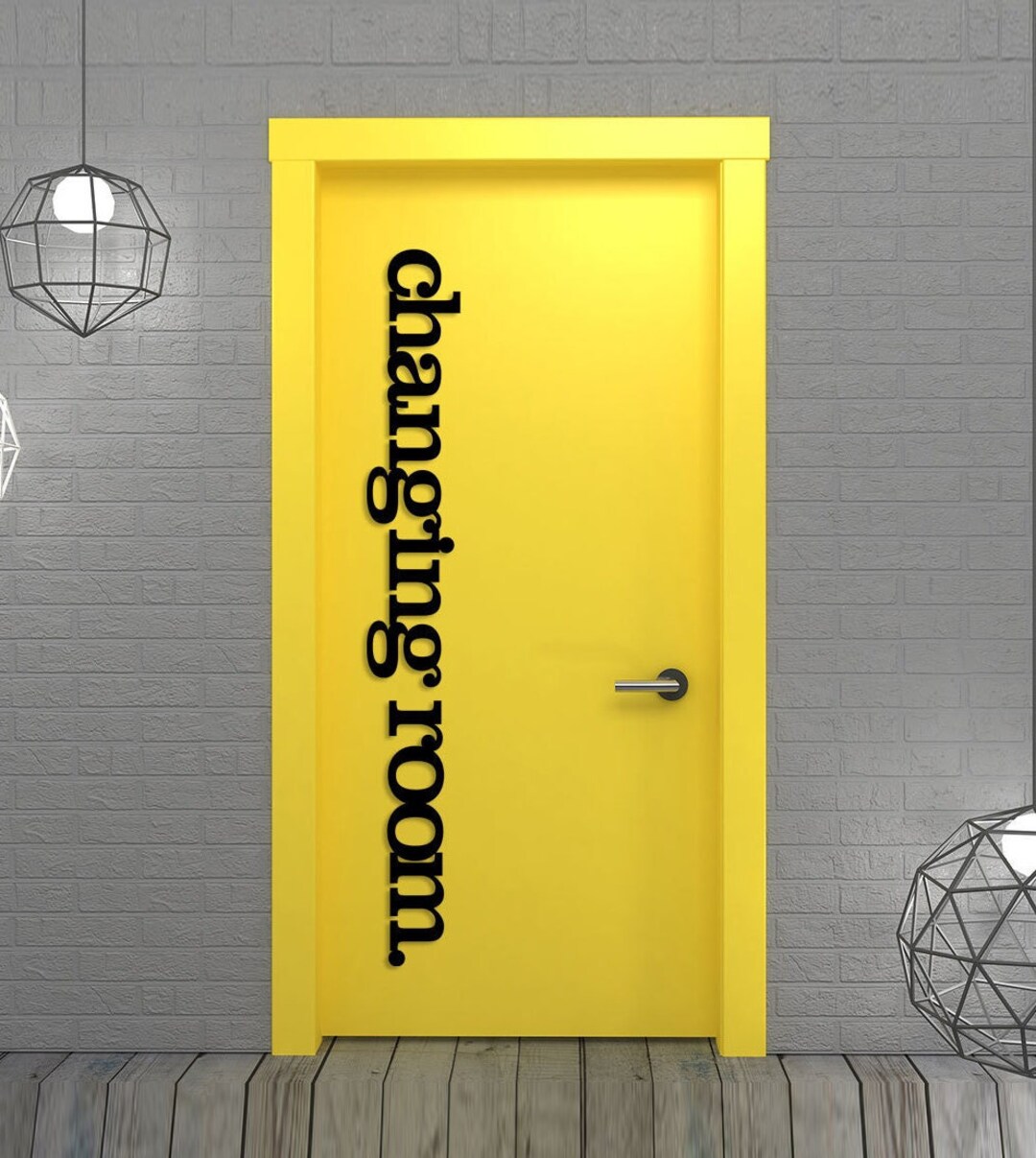 Changing Room Sign Specialty Large Lettering 3D Outdoor - Etsy