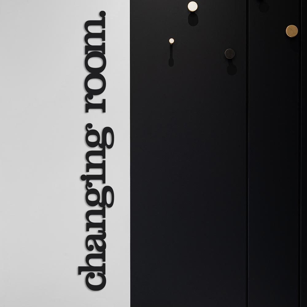 Changing Room Sign Specialty Large Lettering 3D Outdoor - Etsy