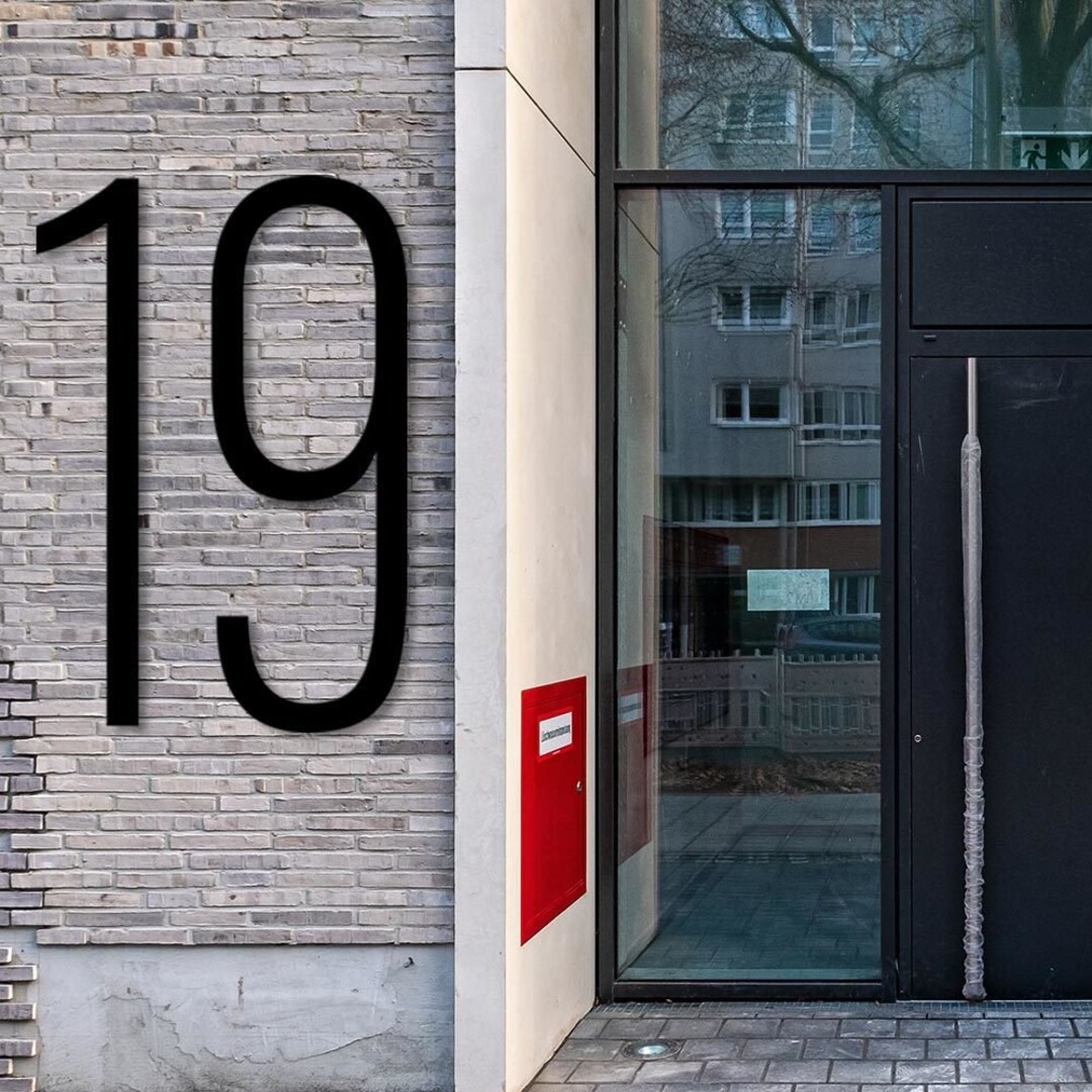 Large Address Numbers, Door Numbers, Black House Numbers, Custom ...