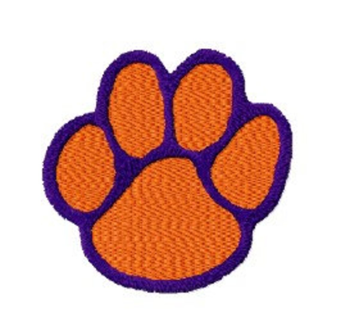 Clemson Tigers Hat Tiger Paw Hat Orange & Regalia Purple - Etsy