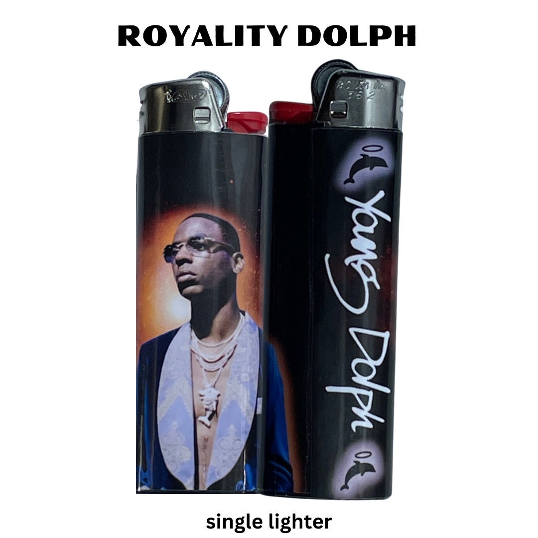 Royalty Dolph BIC Lighter – PRE Collectible, Young Dolph Tribute, Hip ...
