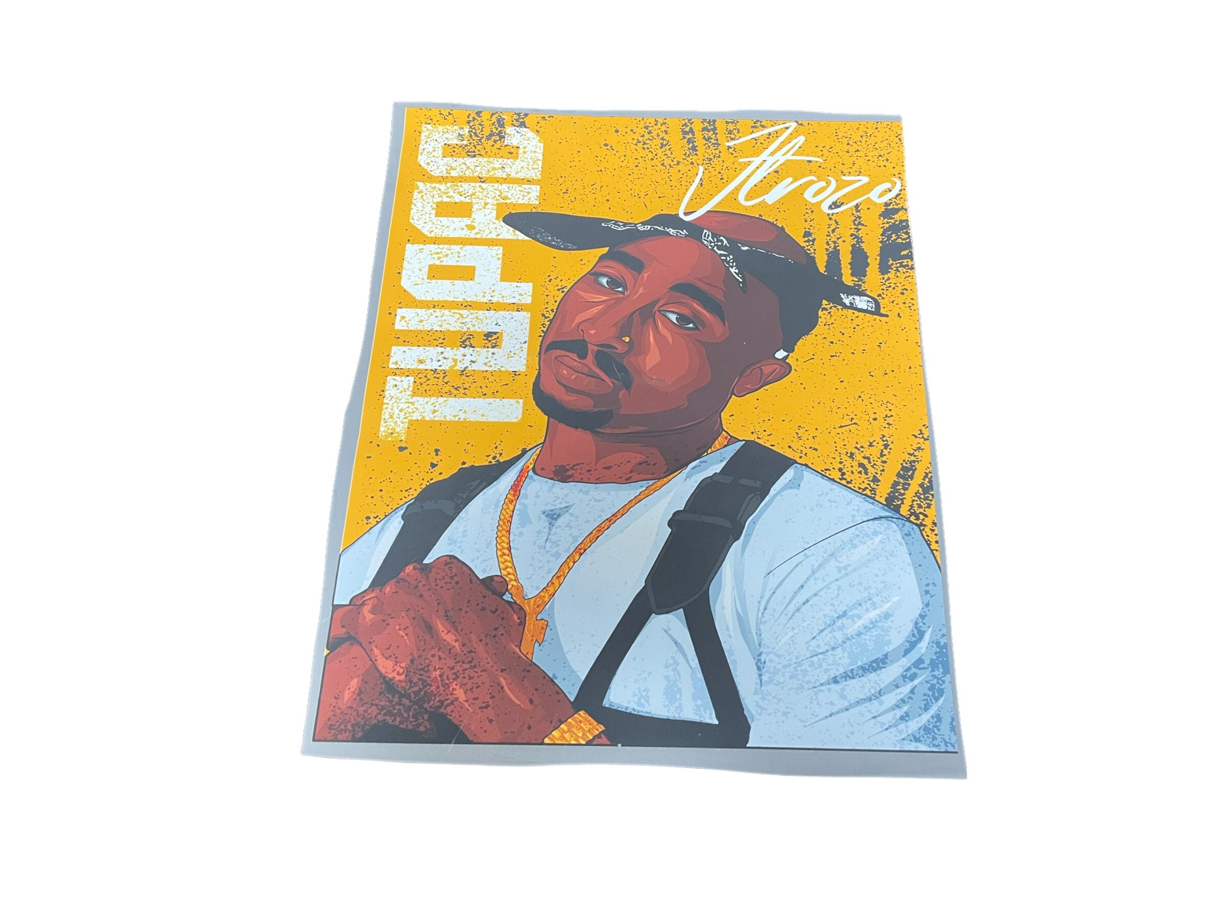 Tupac Middle Finger Poster