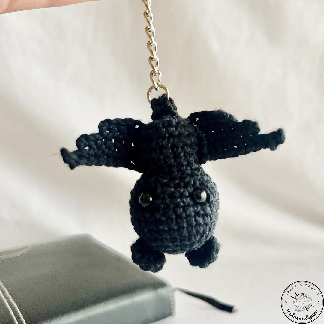 Cute Bat Keychain Handmade Crochet Amigurumi Keychain - Etsy