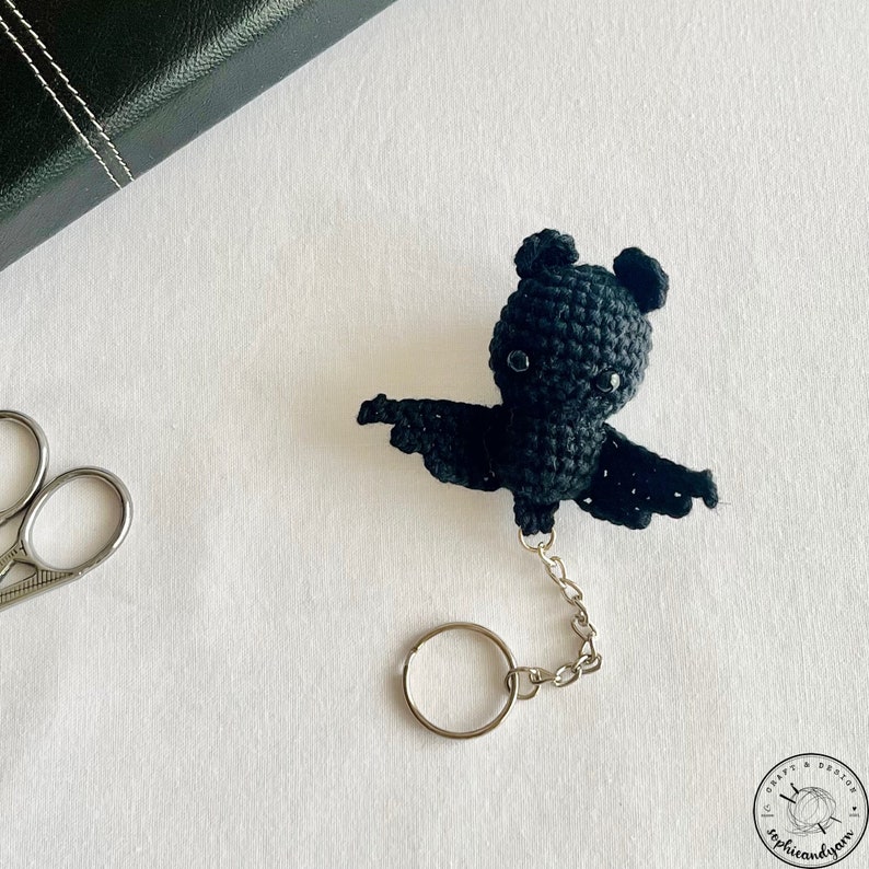 Cute Bat Keychain Handmade Crochet Amigurumi Keychain - Etsy