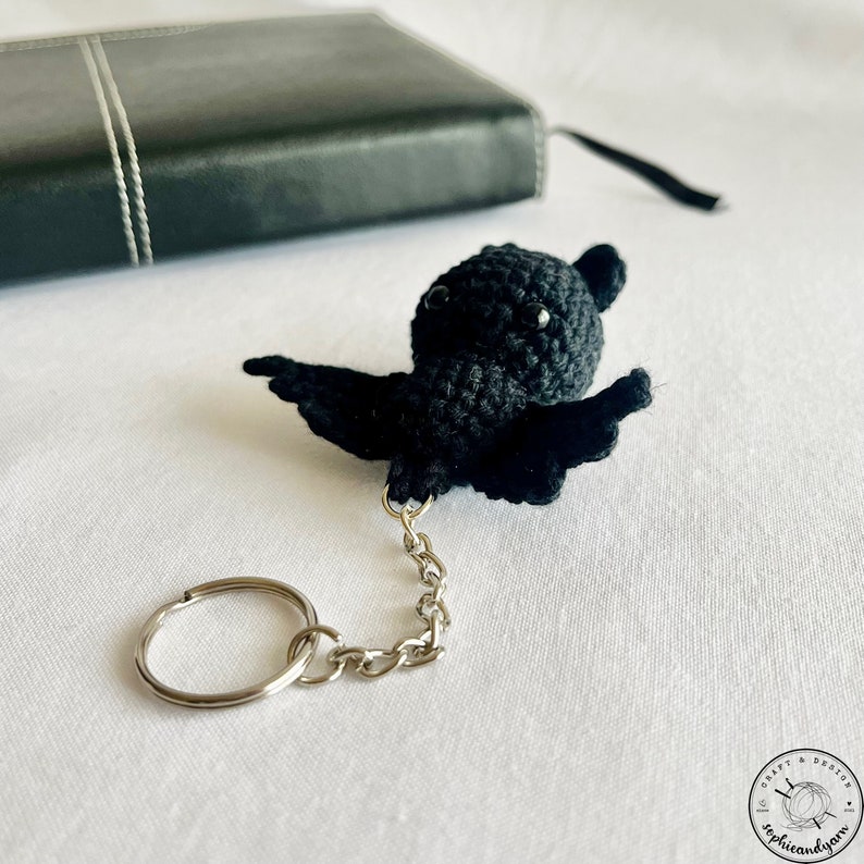 Cute Bat Keychain Handmade Crochet Amigurumi Keychain - Etsy