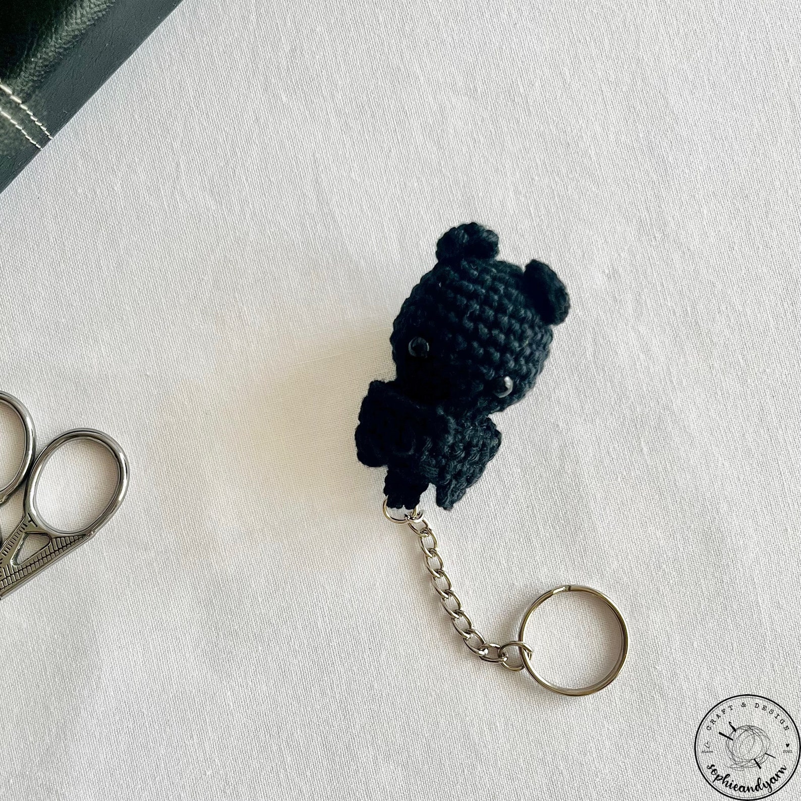 Cute Bat Keychain Handmade Crochet Amigurumi Keychain - Etsy