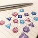 Dnd Dice Stickers Dungeons and Dragons Huge Dice Sticker - Etsy UK