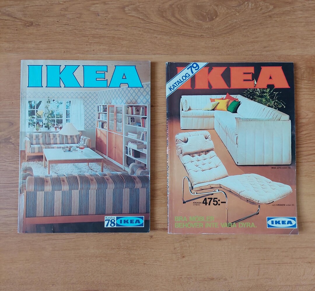 IKEA Swedish Catalog 1978,1979,authentic Catalogue in Swedish,mid Century Furniture Design - Etsy