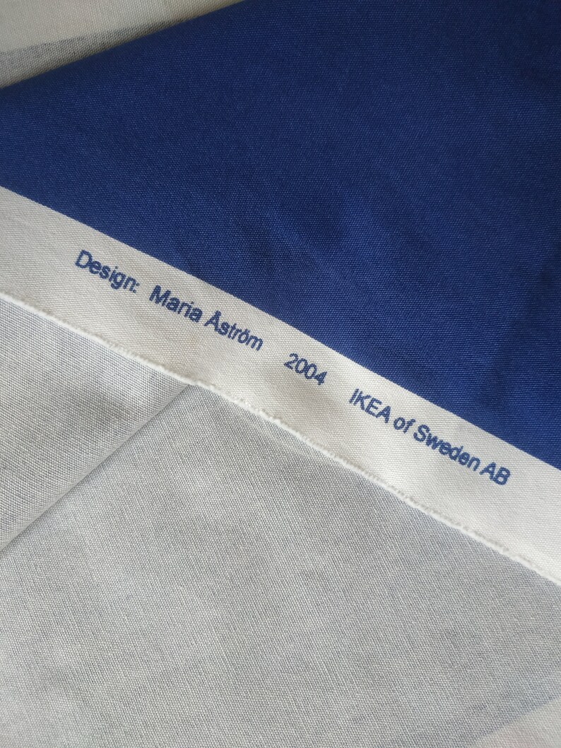 IKEA 2004 Vintage Fabric Thick Cotton Maria Astrom/interior Design - Etsy