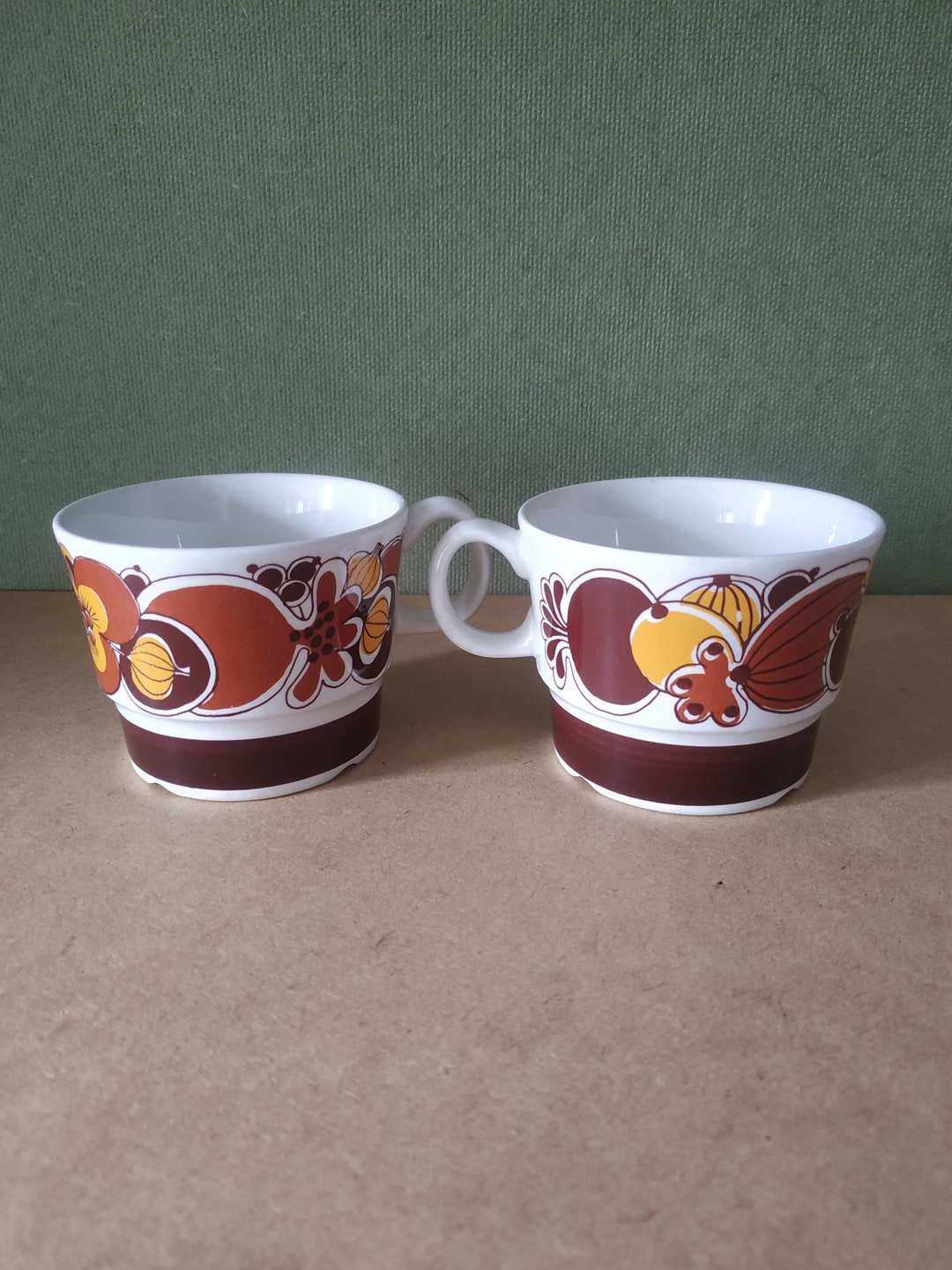 2 Cups Stavanerflit Turi Design August/ Nordic Vnt /ceramic 70s for Tea ...