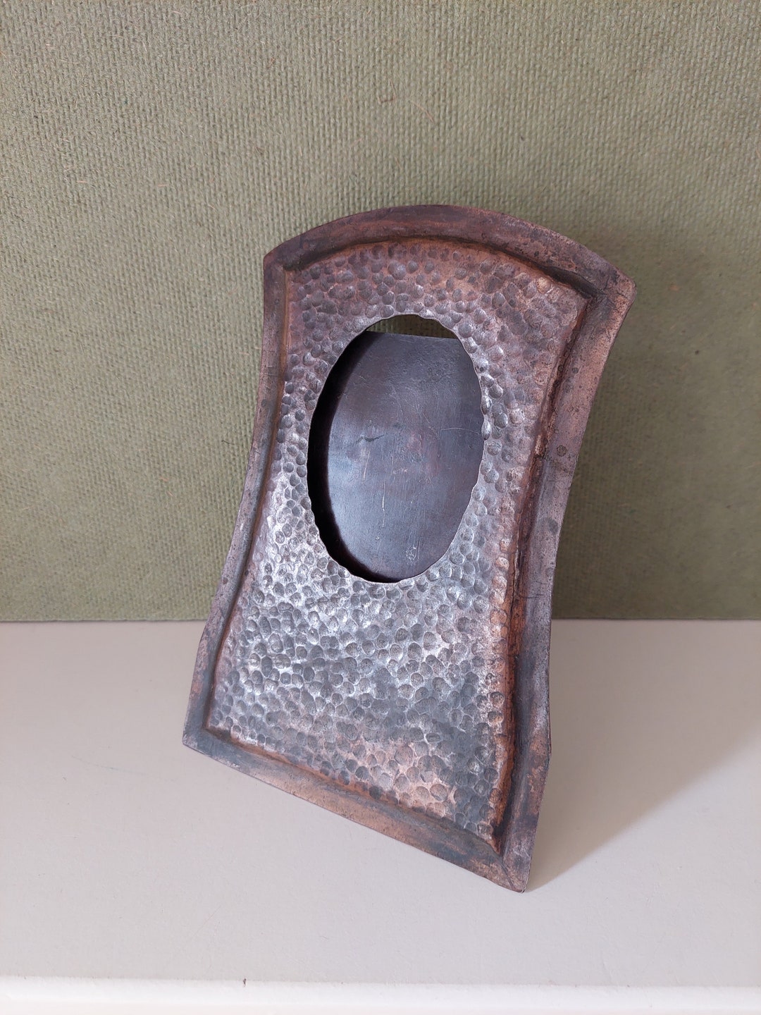 Antique Copper Photo Frame Forged Antique / Handmade Art Deco Style ...