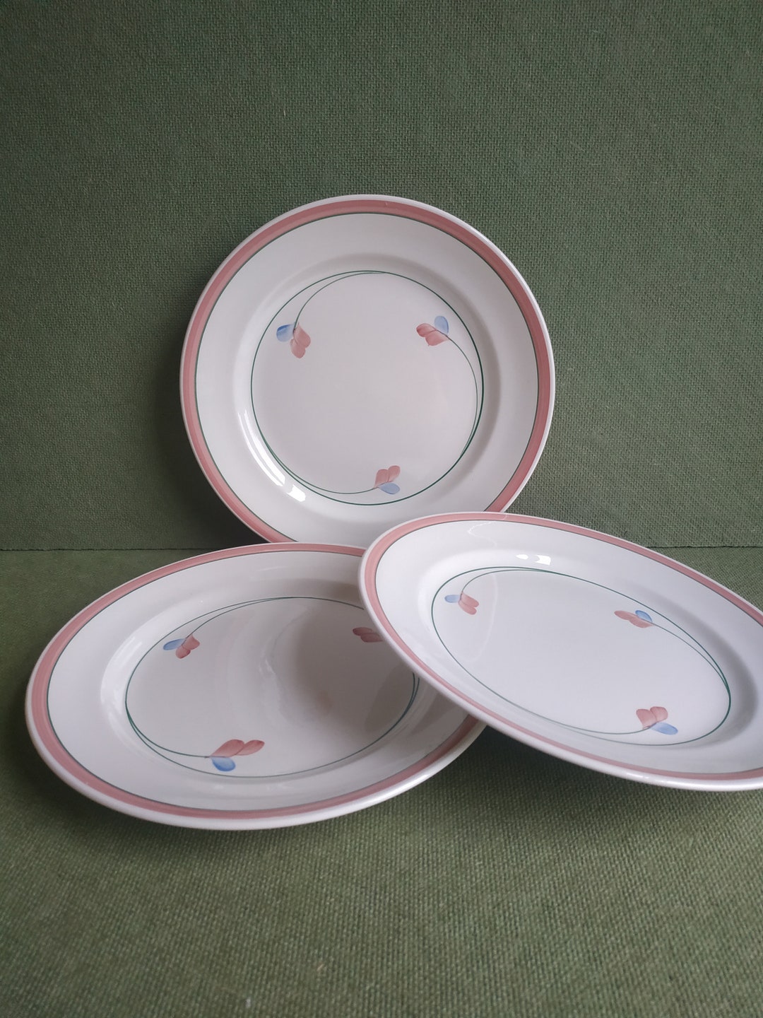 Rorstrand "jenny" Dinner Plates/ Designed by Jackie Lind /swedish Mid ...