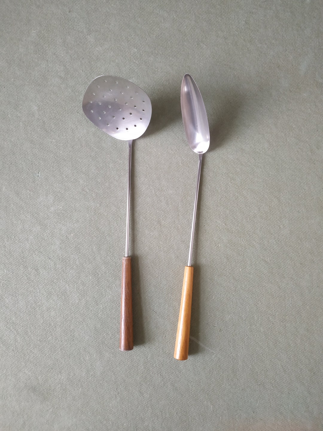 NILS JOHAN Sweden Kitchen Utensils Set/gravy Spoon and Slotted Spoon ...