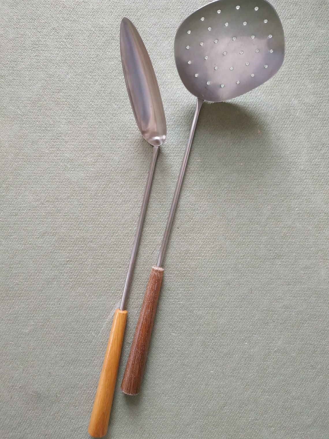 NILS JOHAN Sweden Kitchen Utensils Set/gravy Spoon and Slotted Spoon ...