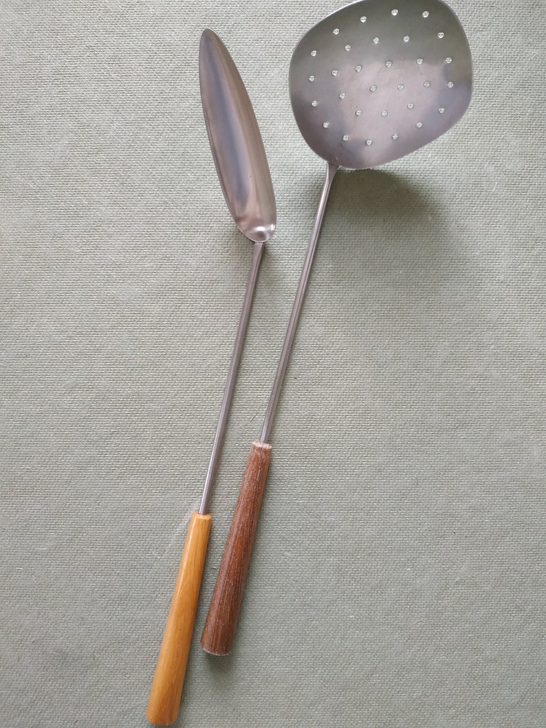 NILS JOHAN Sweden Kitchen Utensils Set/gravy Spoon and Slotted Spoon ...