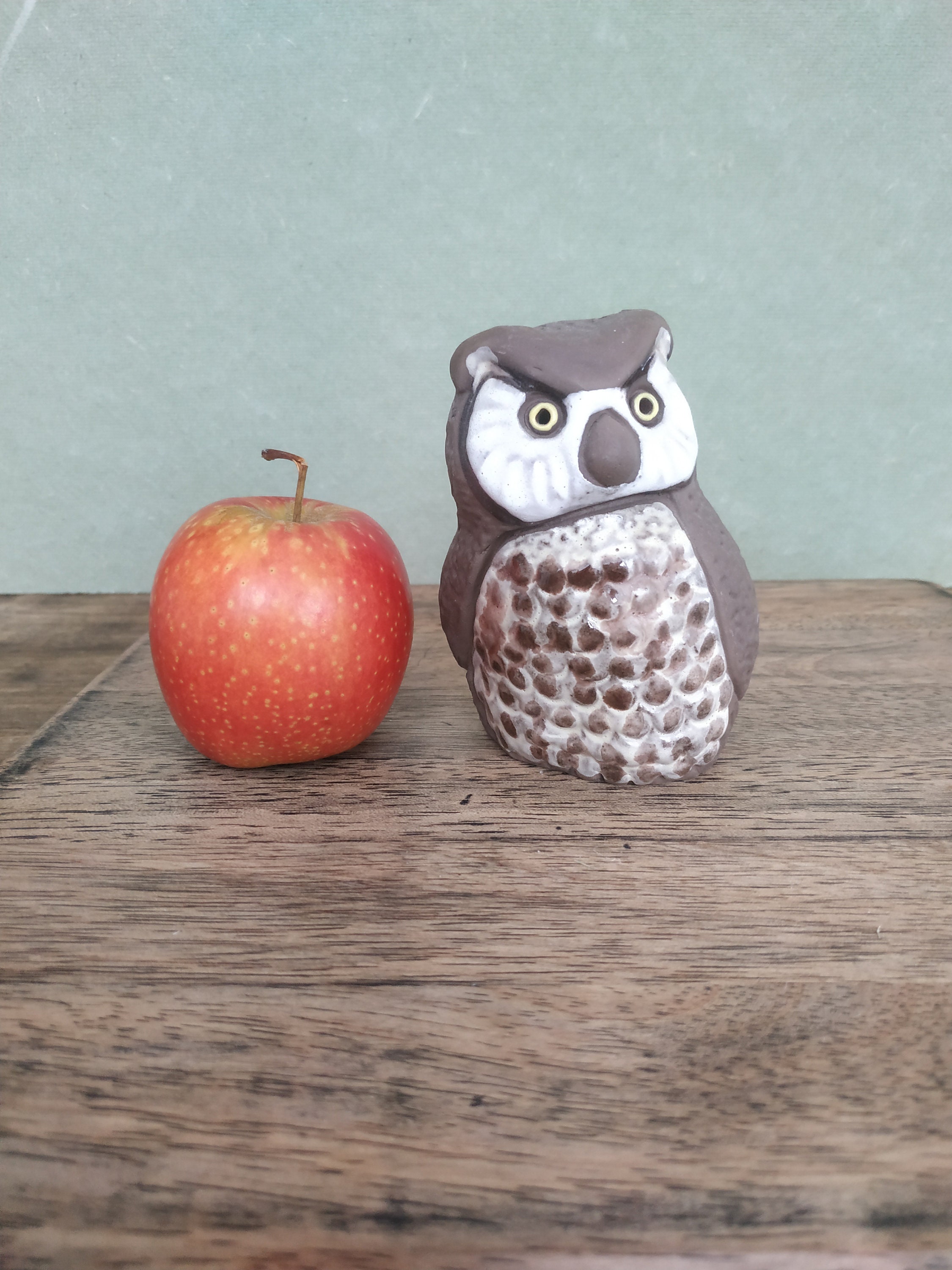 Vintage Karl Thore Borg Owl Figurine – Swedish Ceramic Owl – Mid ...
