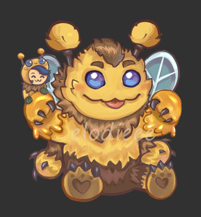 Bee Nunu & Willump Vinyl Sticker Decal | League of Legends - Etsy