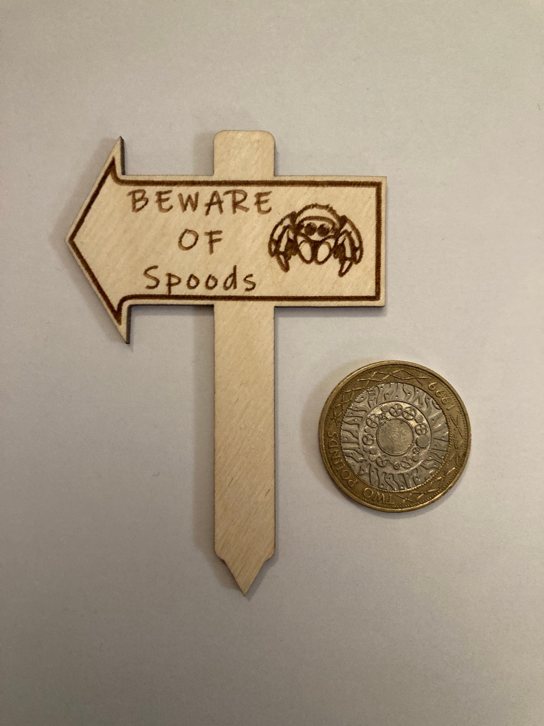 Jumping Spider Warning Signs - Spood - Many to Choose From - Slate or ...