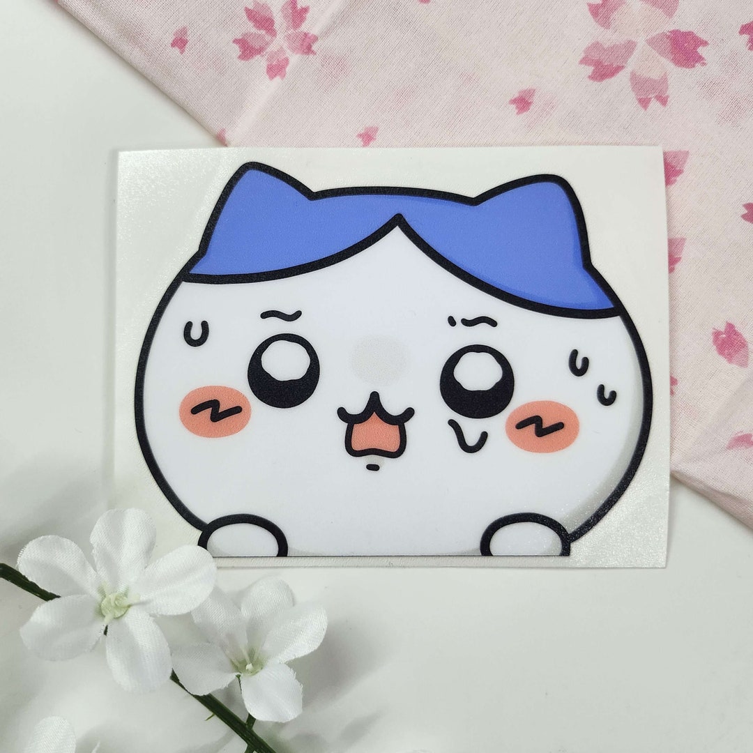 Chi Kawahachi Ware Crying Cat Peeker Vinyl Sticker - Etsy