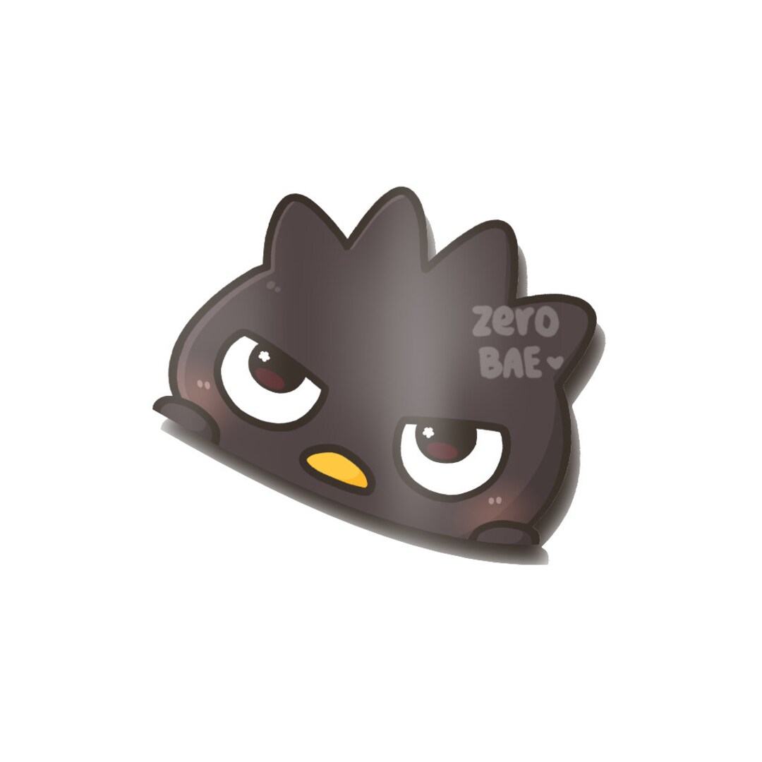 Cute Bird Peeking Vinyl Sticker - Etsy