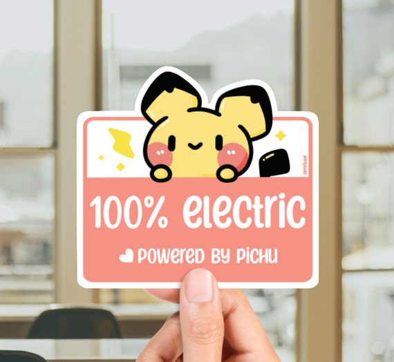 Pocket Friends Electric Vehicle Cute Vinyl Sticker - Etsy