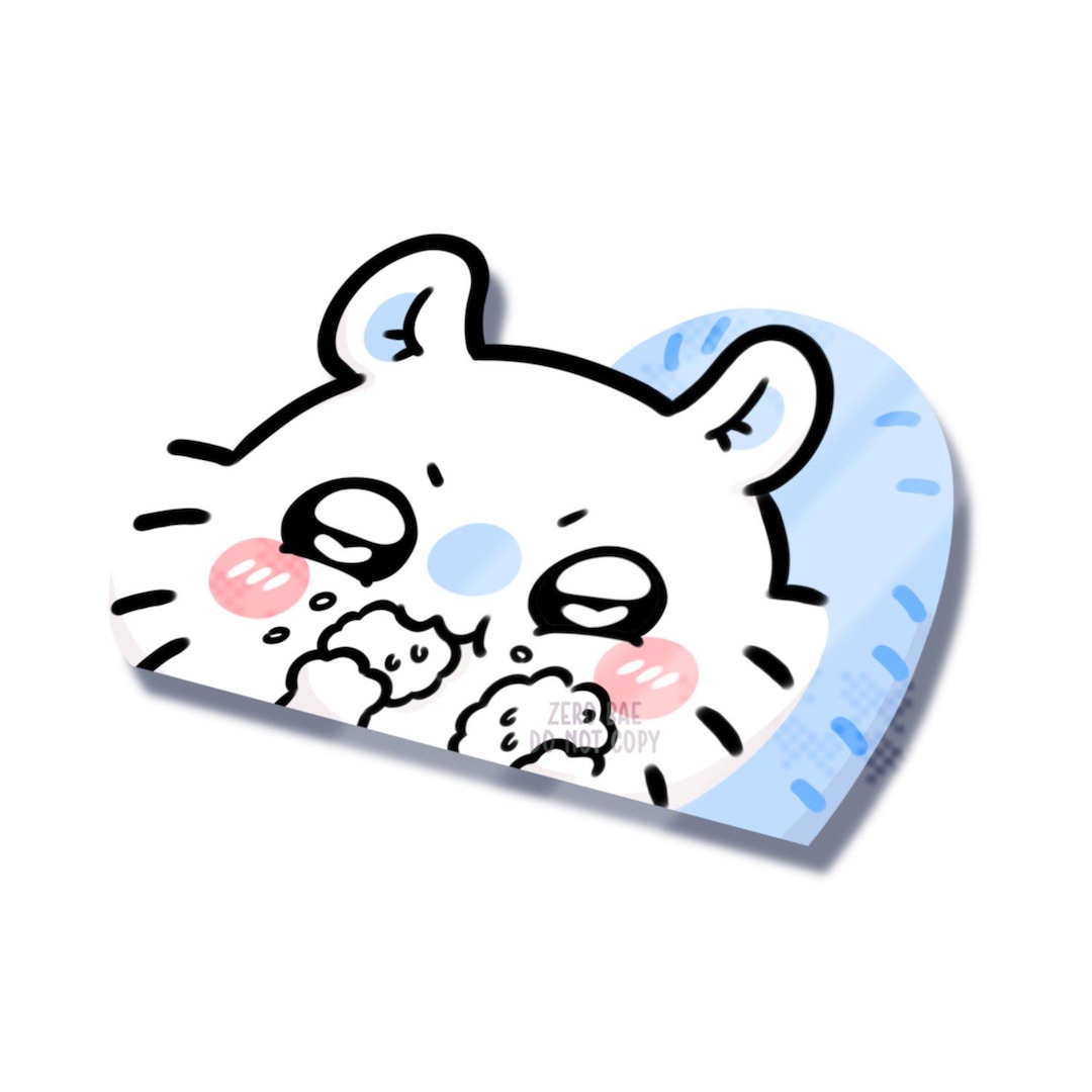 Chi Kawa Momonga Flying Squirrel Something Small Peeker Vinyl Sticker ...