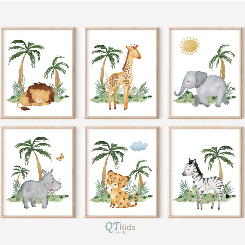 Jungle Animal Prints - Etsy