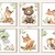 Gender Neutral Animal Nursery Prints, Elephant Lion Giraffe Safari ...