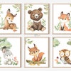 Gender Neutral Animal Nursery Prints, Elephant Lion Giraffe Safari ...