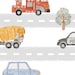 Transport Vehicles Nursery Print, Cars Trucks Printable Wall Art, Boy ...