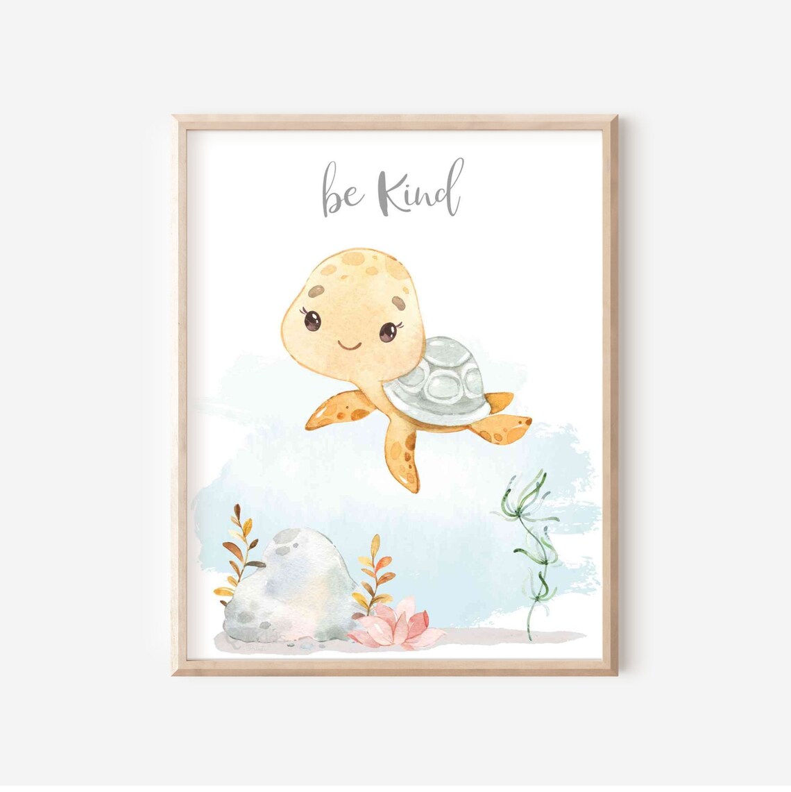 Sea Animal Nursery Prints, Ocean Animal Printable Wall Art, Ocean ...