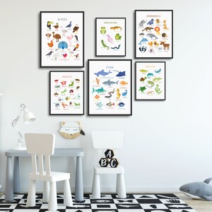 Kids Educational Prints, Animal Classification, Classroom Posters, Home ...