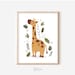 Safari Animal Nursery Prints, Jungle Animal Kids Room Wall Decor ...