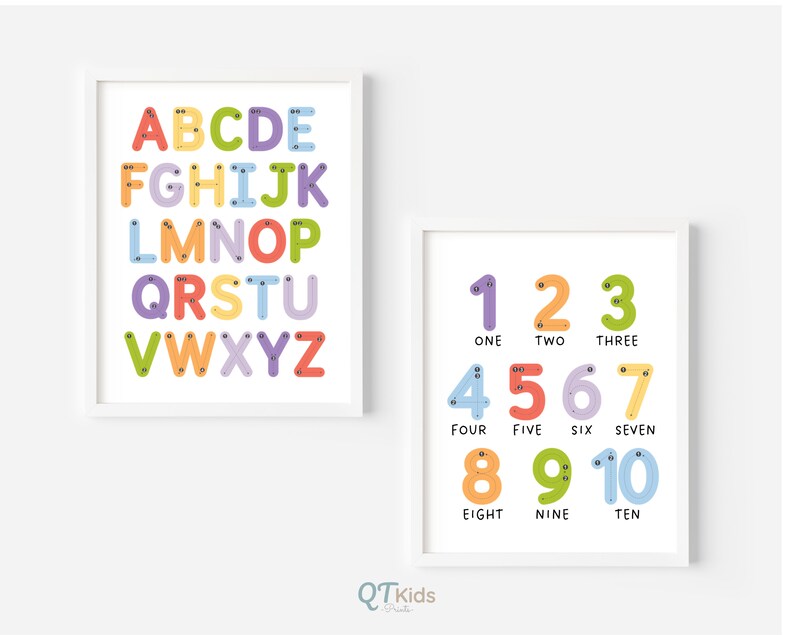 Educational Prints ABC Posters Classroom Printable Kids - Etsy