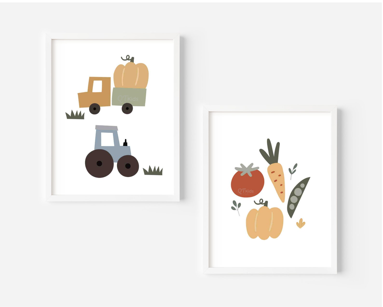 Farm Nursery Prints, Farm Animal Printable Wall Art, Kids Room Farm ...
