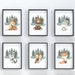 Woodland Animal Prints, Forest Animal Nursery Decor, Kids Room Art ...