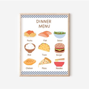 Kids Playroom Wall Art, Kitchen Playroom Decor, Little Chef, Pretend ...