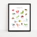 Insects Print, Kids Educational Poster, Classroom Poster, Home School ...