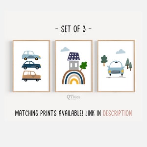 Cars Prints for Nursery and Boys Room, Cars Printable Wall Art ...
