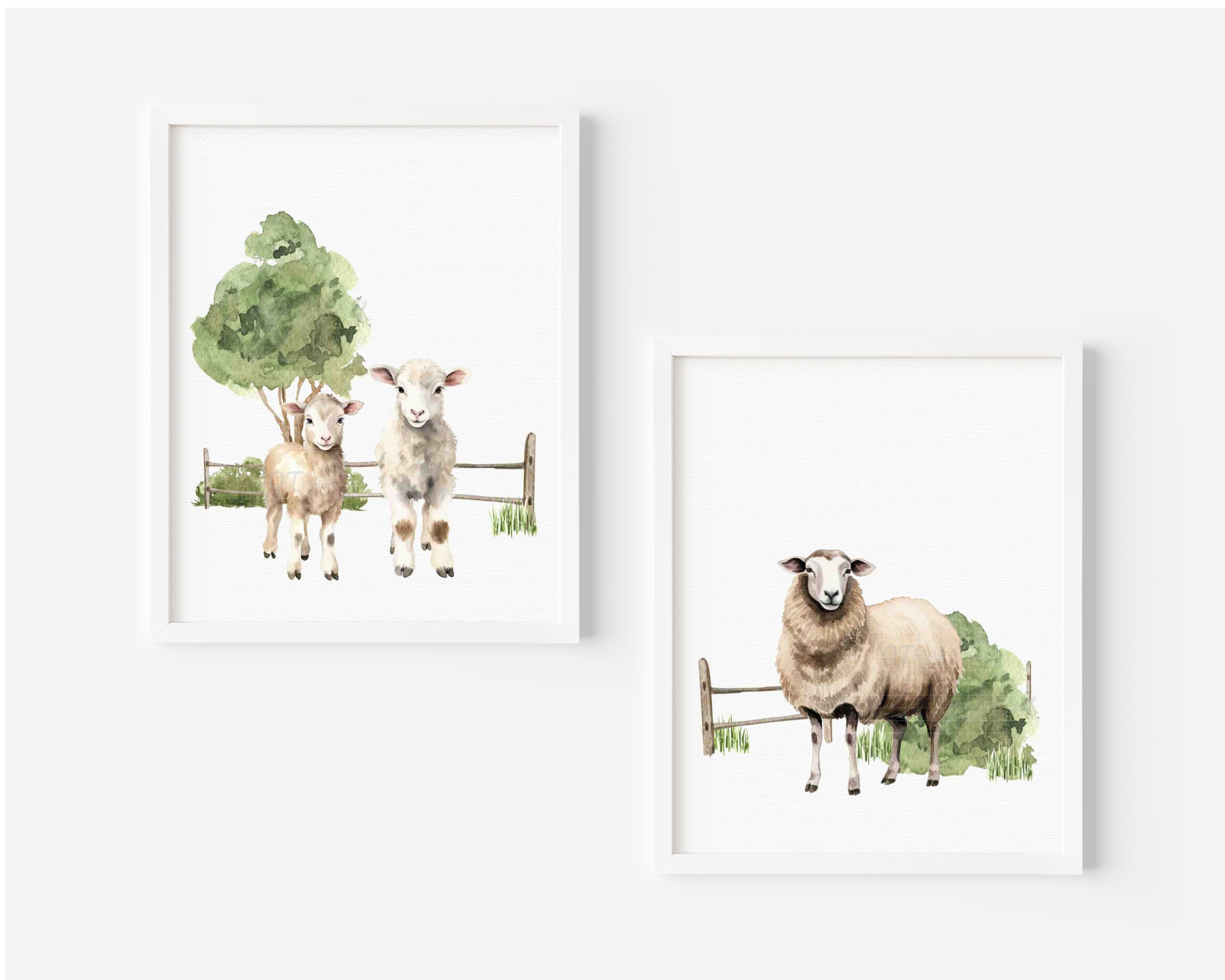 Farm Animal Prints, Farm Nursery Printable Wall Art, Farm Playroom ...