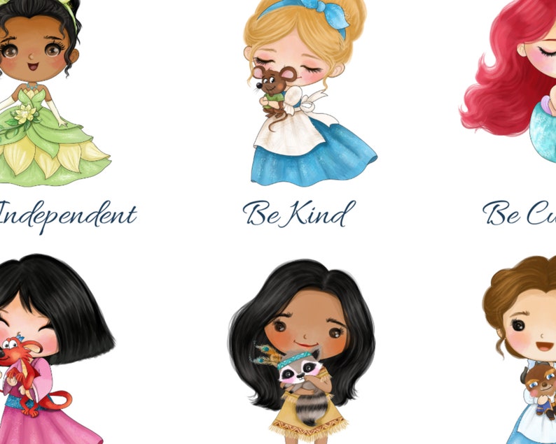 Kids Affirmation Wall Art, Princess Printable Wall Art, Girl Nursery ...