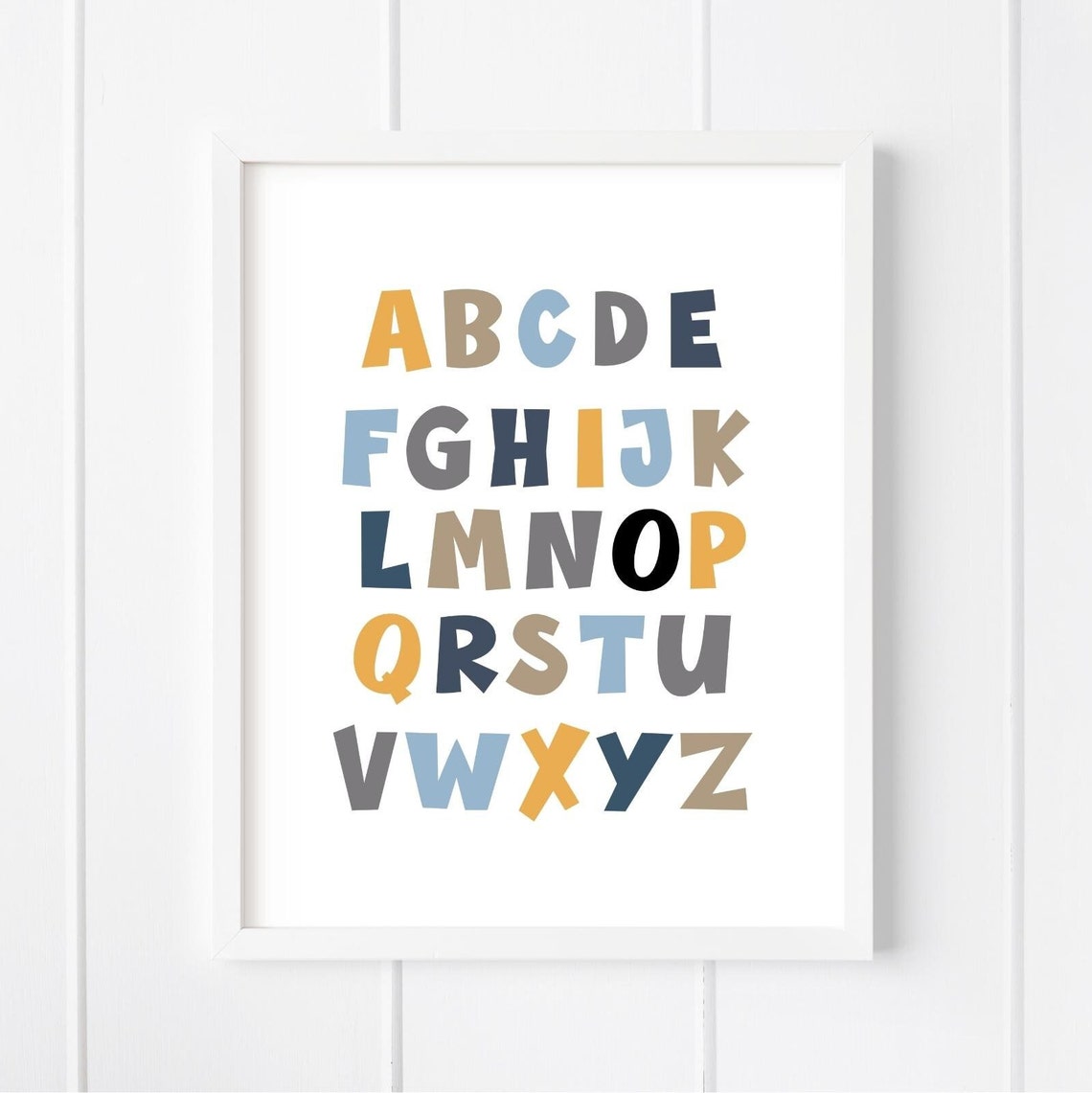 Construction ABC Posters Boy Nursery Alphabet Prints | Etsy