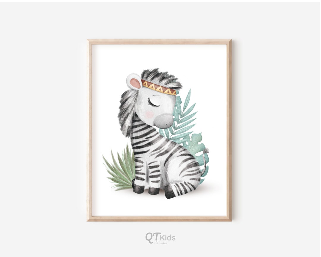 Safari Animal Print, Boho Tier Kinderzimmer Dekor, Kinder Spielzimmer ...