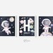 Personalized Space Prints, Custom Name Pink Astronaut Posters, Girl ...