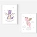 Pink Dragon Nursery Prints, Girl Nursery Prints, Girl Room Printable ...