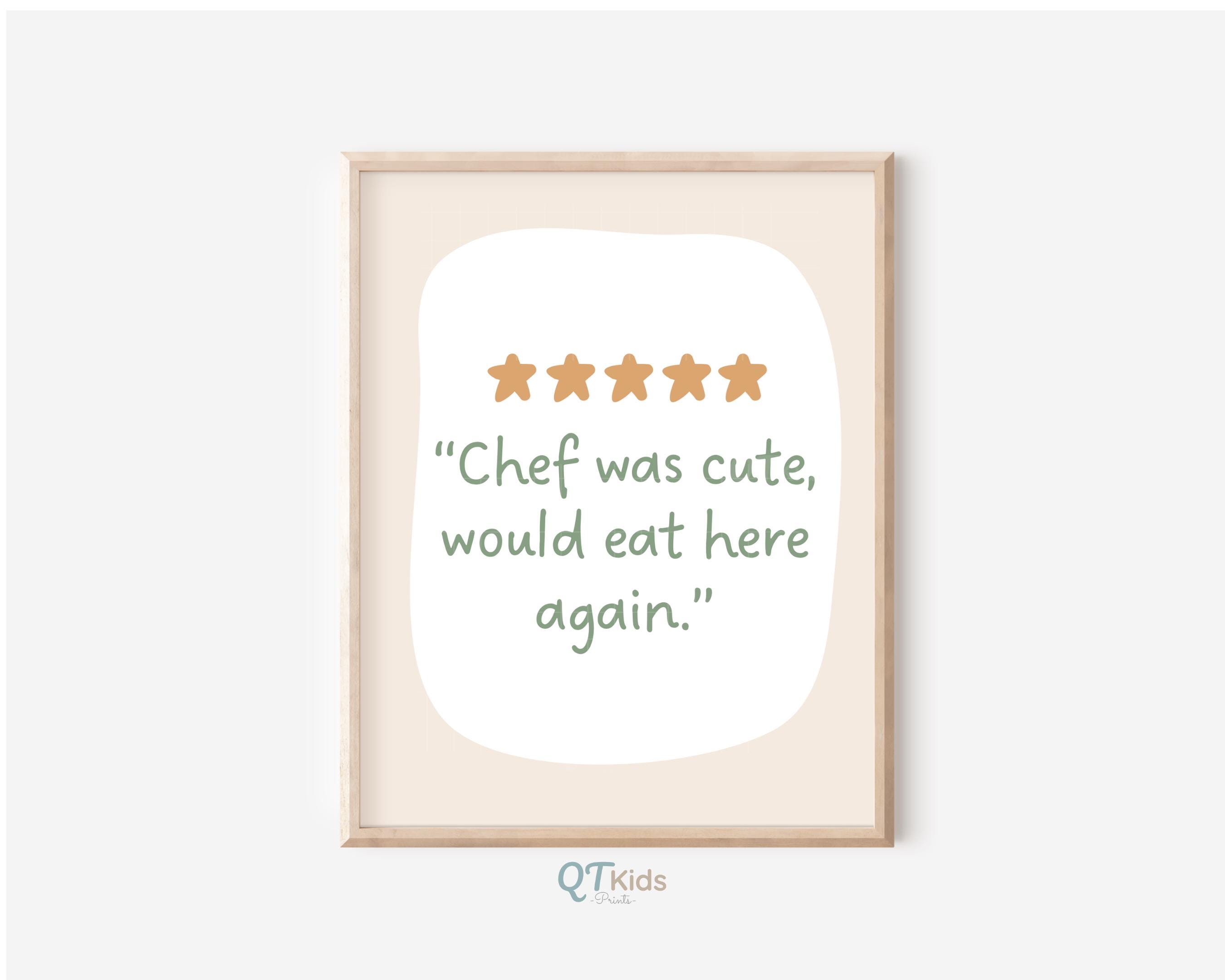 Kitchen Playroom Prints, Pretend Play Kitchen Printable Wall Art ...