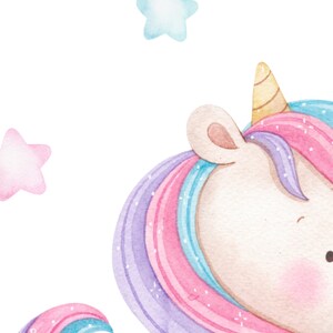 Girl Room Printable Wall Art, Set of 3 Unicorn Prints, Girl Nursery ...