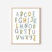 Transport Alphabet Numbers Prints Set of 6, Boy Room Printable Wall Art ...